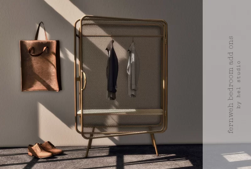 Сет для гардероба Fernweh Bedroom Add Ons для Sims 4 скачать / Моды для ...