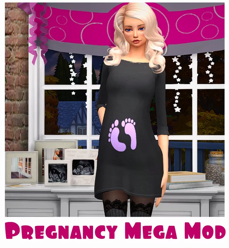Мод для управления беременностью Pregnancy Mega Mod v4 для Sims 4 ...