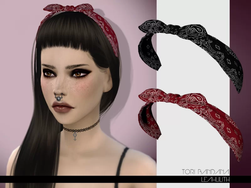 Бандана Tori Bandana для Sims 4