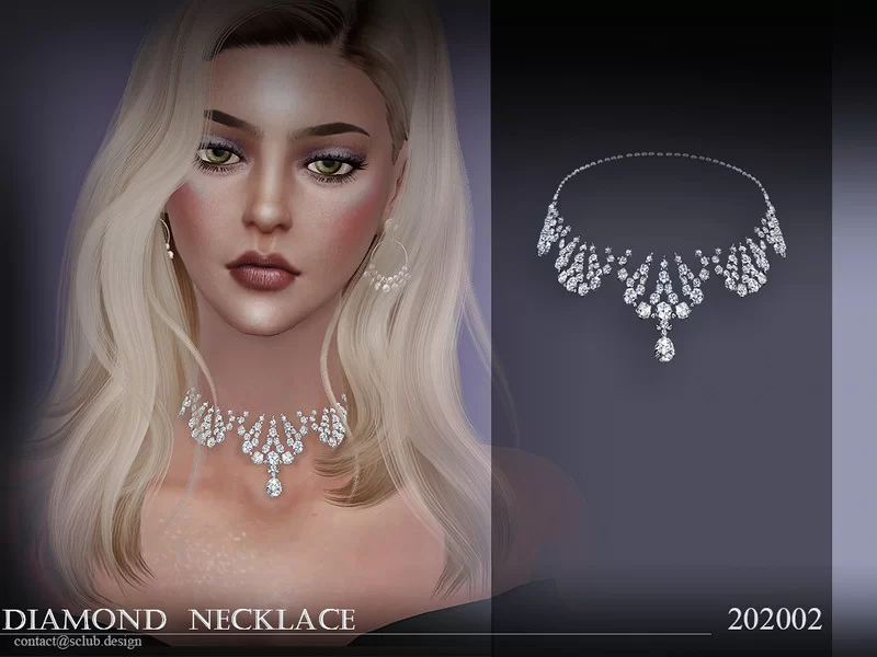 Ожерелье Necklace 202002 для Sims 4