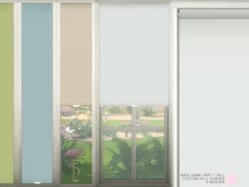 Набор штор, занавесок и жалюзи Lyne Curtains I для Sims 4 скачать ...