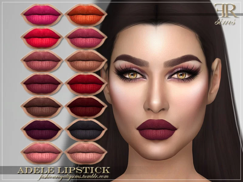 Помада Adele Lipstick для Sims 4